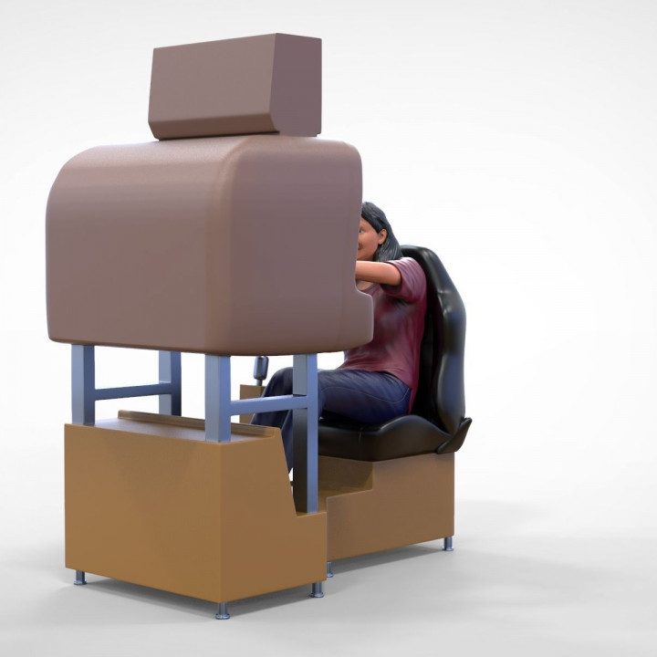 3D Printable N2 Female player on Arcade Game 3D print model by 3DP ...