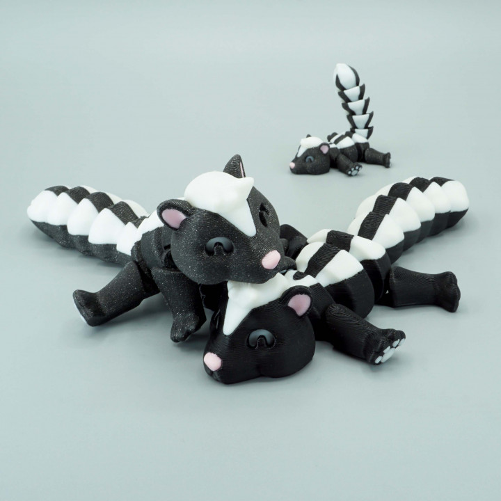 3D Printable Articulated Skunk by McGybeer