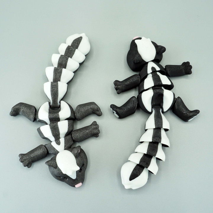 3D Printable Articulated Skunk by McGybeer