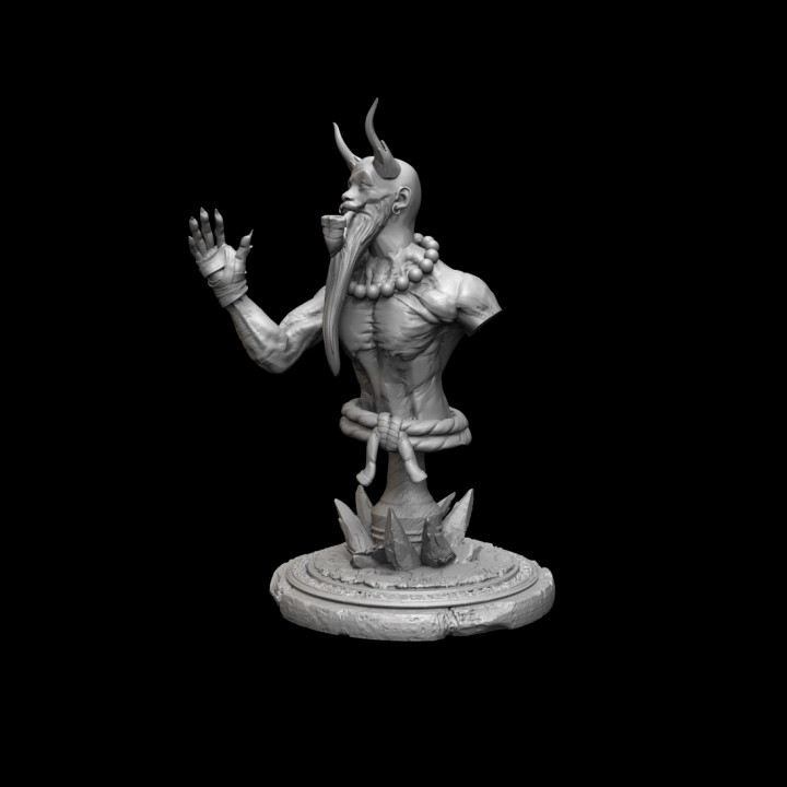 3D Printable DEM012 All Busts Collection :: Demonic Ritual I :: Black ...