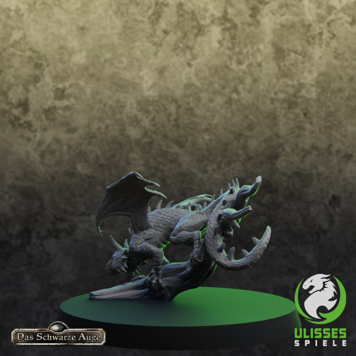 3D Printable The Dark Eye - Tree Drake / Das Schwarze Auge - Baumdrache ...