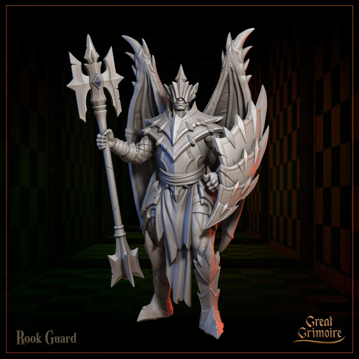 3D Printable Rook Guard by Great Grimoire