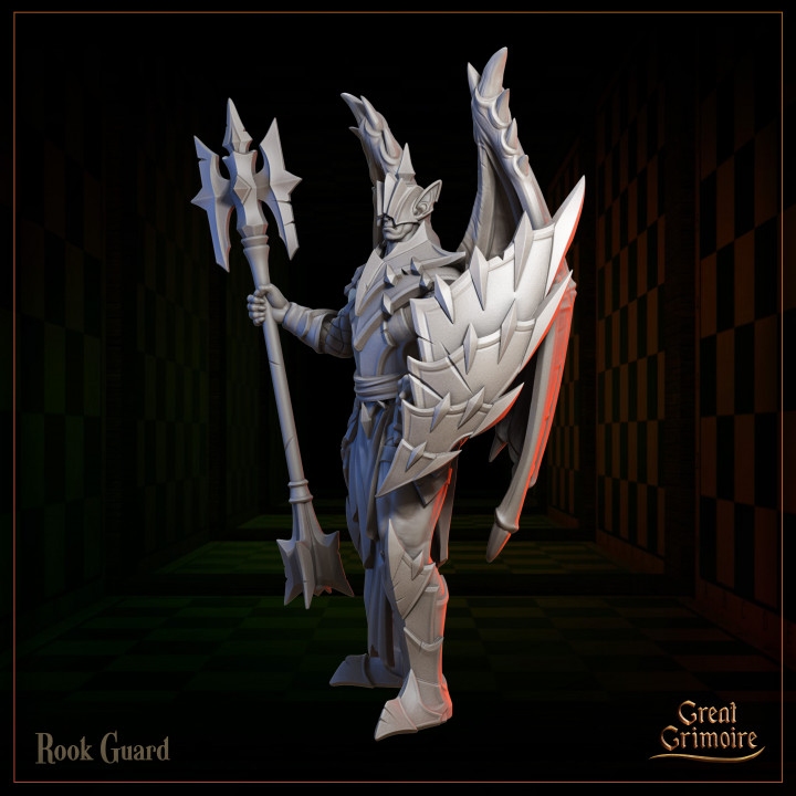 3D Printable Rook Guard by Great Grimoire
