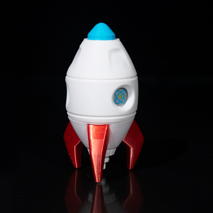 3D Printable Rocket Fidget by Stlflix