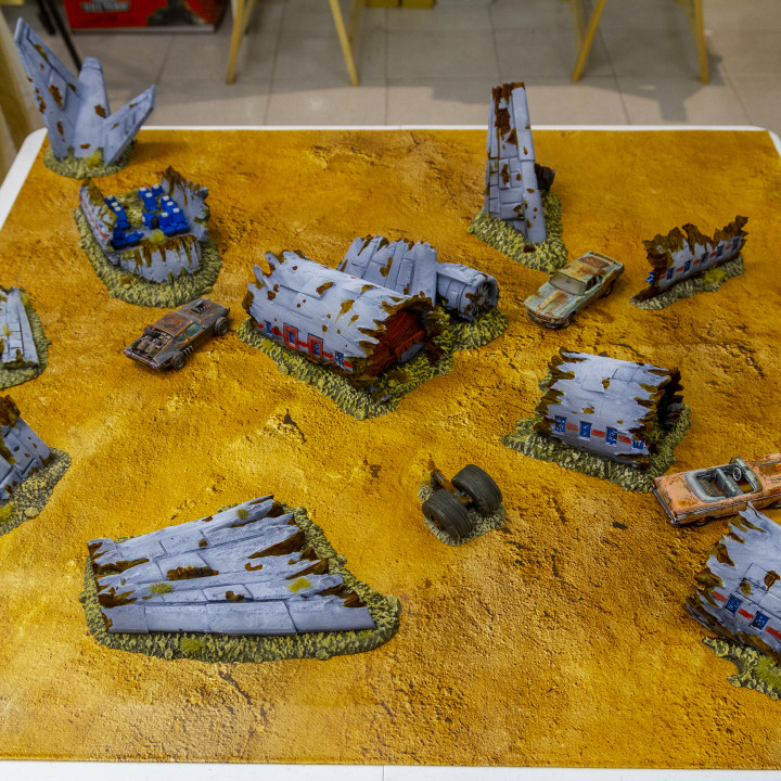 3D Printable Crashed Plane by Bad Roll Games