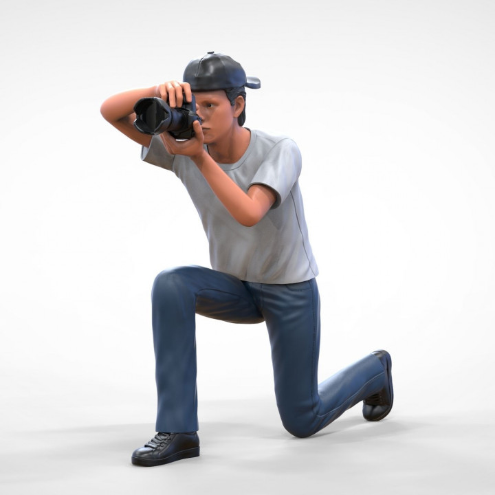 3D Printable N3 Photographer in the studio 3D print model by 3DP Miniatures