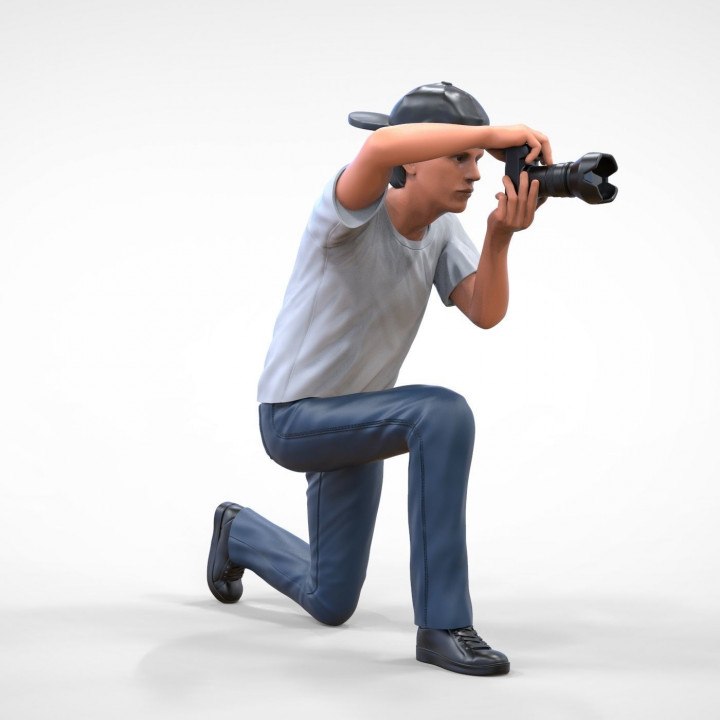 3D Printable N3 Photographer in the studio 3D print model by 3DP Miniatures