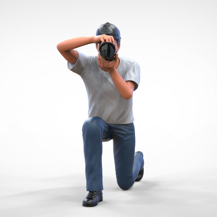 3D Printable N3 Photographer in the studio 3D print model by 3DP Miniatures