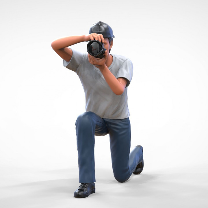3D Printable N3 Photographer in the studio 3D print model by 3DP Miniatures