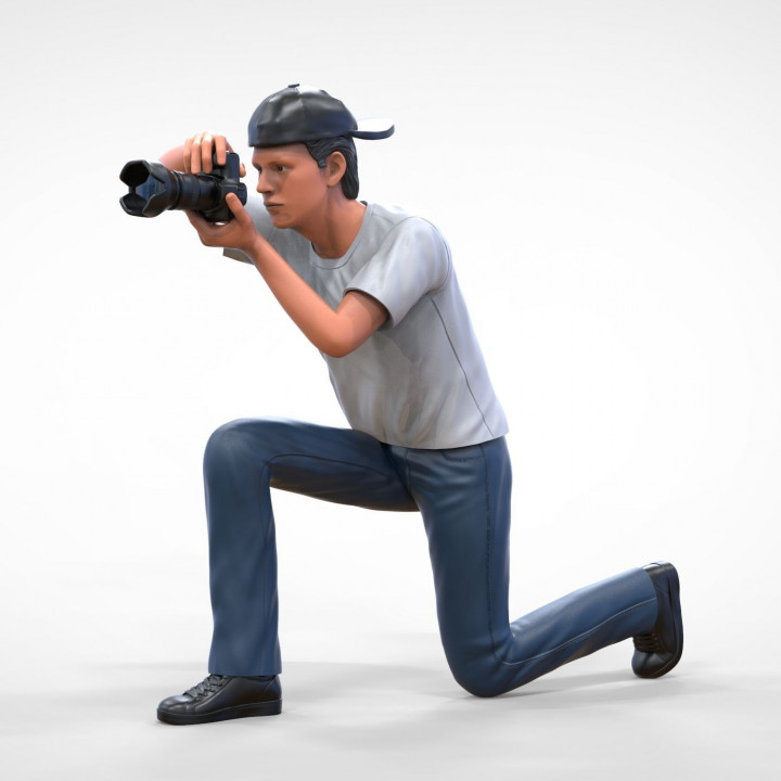 3D Printable N3 Photographer in the studio 3D print model by 3DP Miniatures