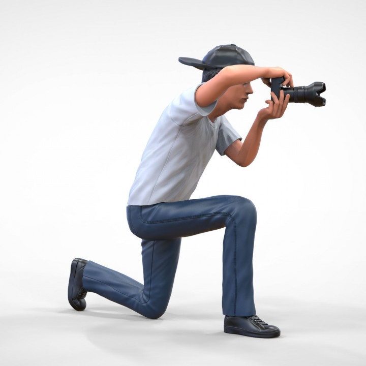 3D Printable N3 Photographer in the studio 3D print model by 3DP Miniatures