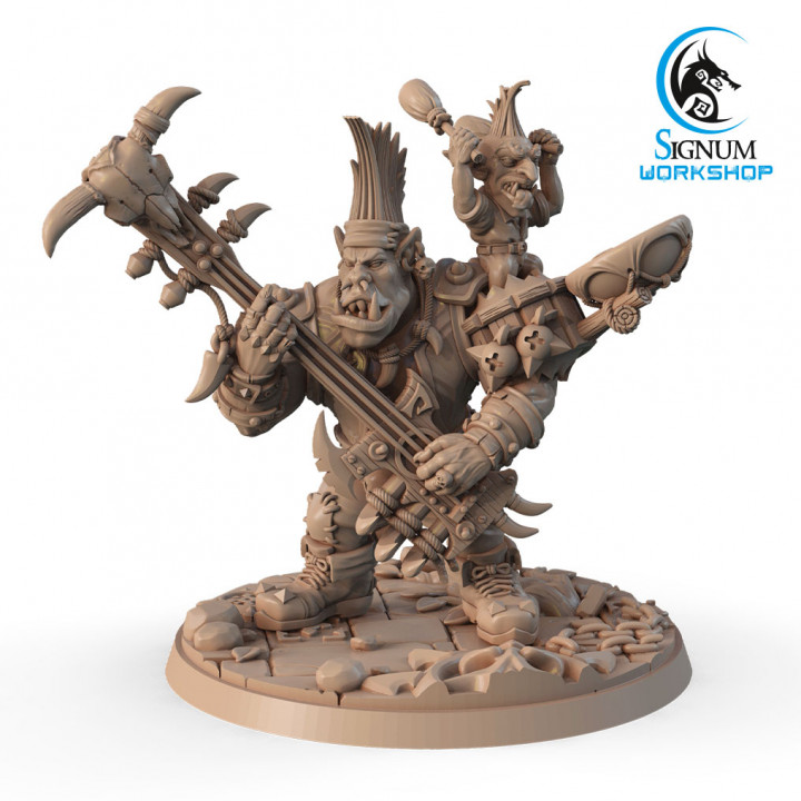 3D Printable Gorling and Gerc, Lords of Rhythm by Signum Workshop
