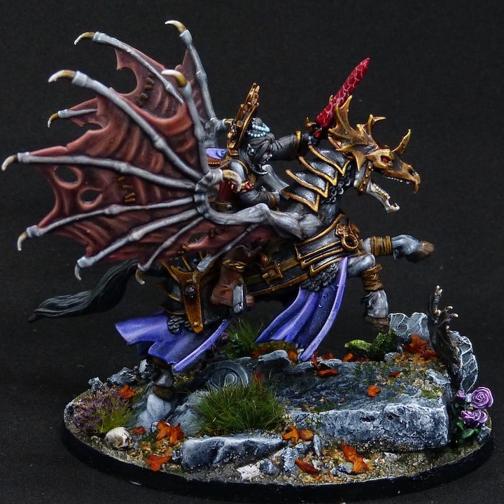 3D Print of Vampire Master on Winged Steed (Lord) - Vampiric Undead by ...