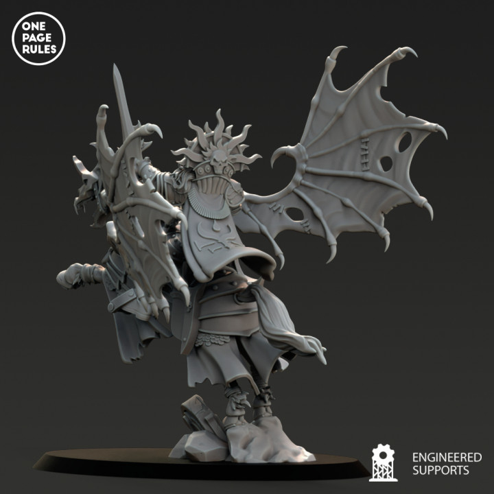 3D Printable Vampire Master on Winged Steed (Lord) - Vampiric Undead by ...