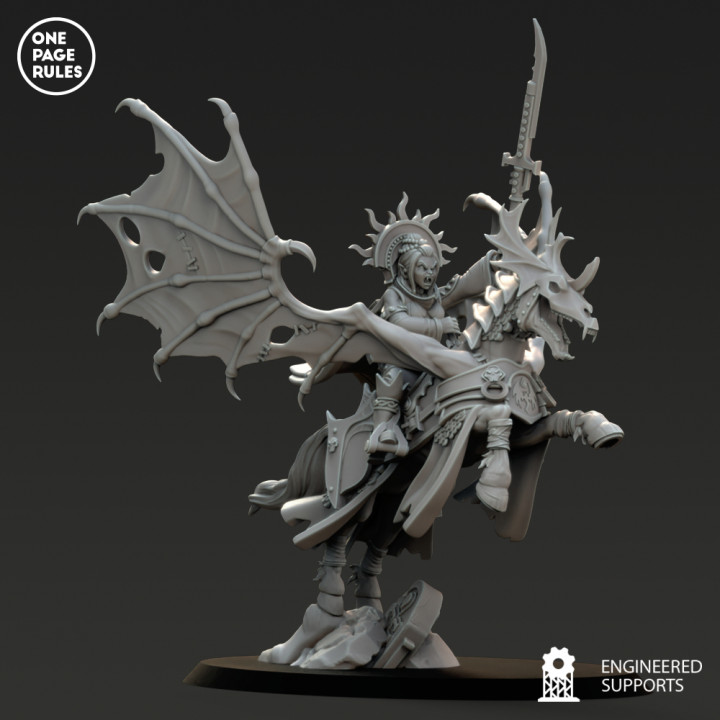 3D Printable Vampire Master on Winged Steed (Lord) - Vampiric Undead by ...
