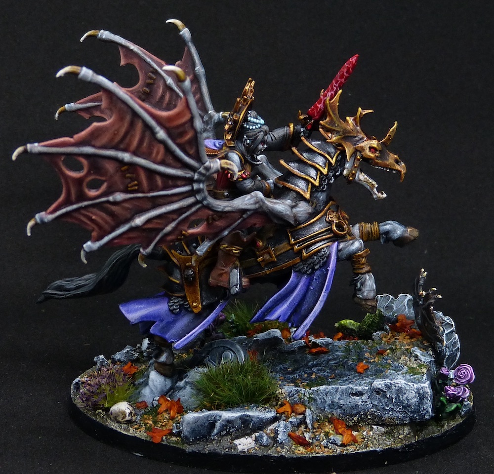 3D Printable Vampire Master on Winged Steed (Lord) - Vampiric Undead by ...