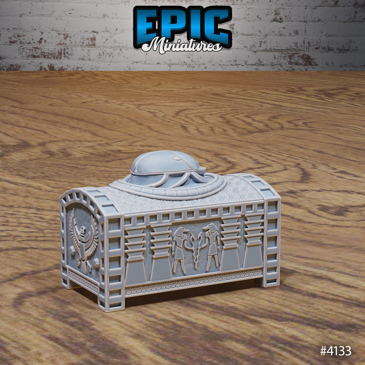 3D Printable Ancient Egyptian Scatter / Desert Dungeon Items / Anubis ...