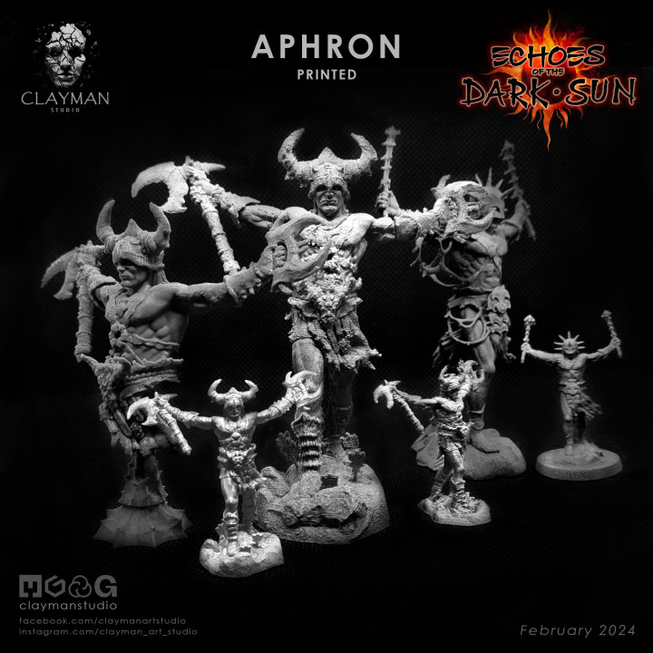 3D Printable Aphron 32mm by Clayman Studio