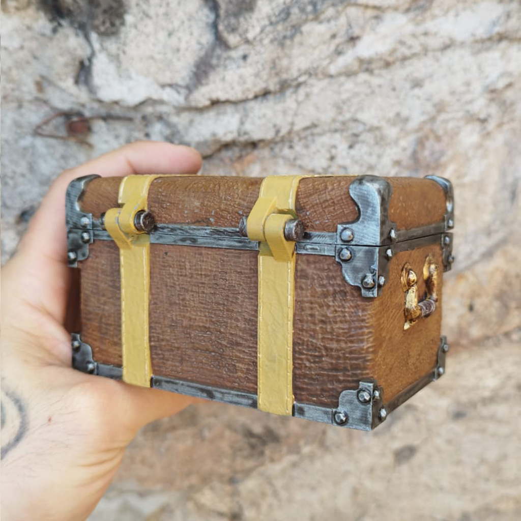 3D Printable Dice Case & Miniature - Mimic Trunk by Black Skull Studio