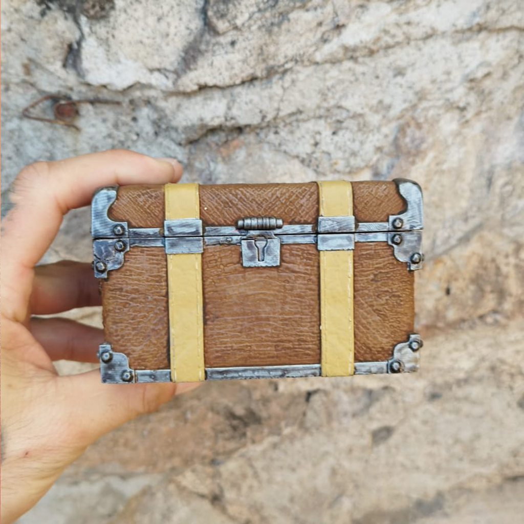 3D Printable Dice Case & Miniature - Mimic Trunk by Black Skull Studio