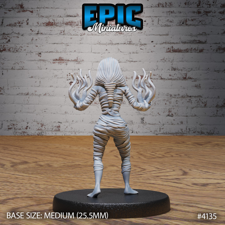 3D Printable Cleopatra Mummy Lady Magic / Egyptian Queen / Undead Warrior / Desert Ruler / Sand ...