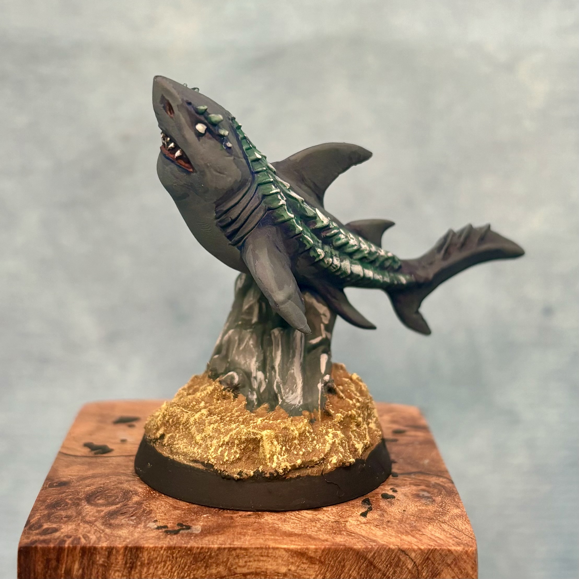 3D Printable Sharks Set - Set of three Glacier Sharks and 5e Stat ...