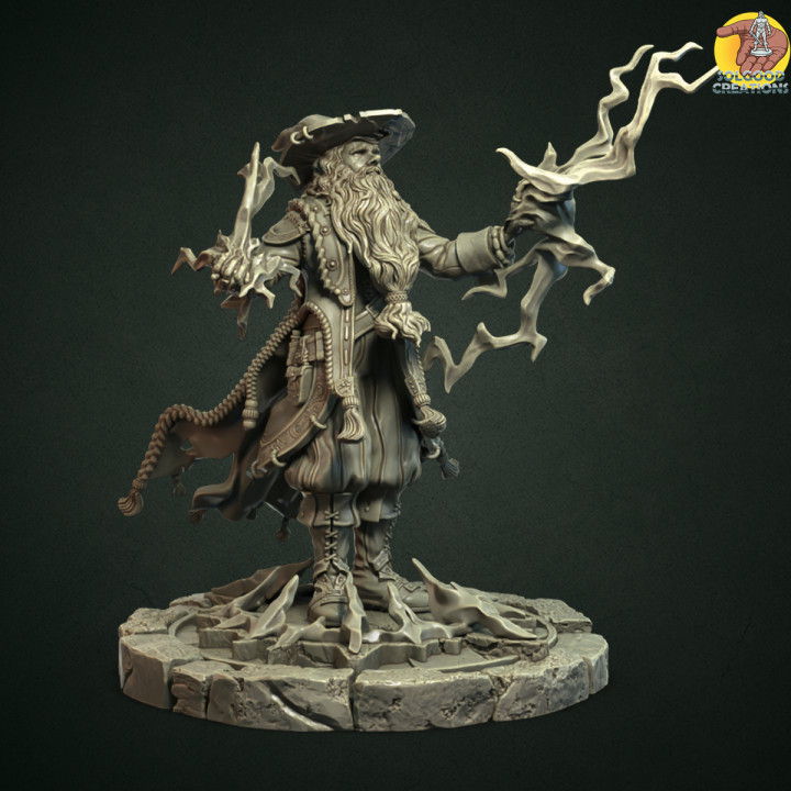 3D Printable Jaxo Jaxson, Human Wizard | Pre-Supported by SolGood Creations