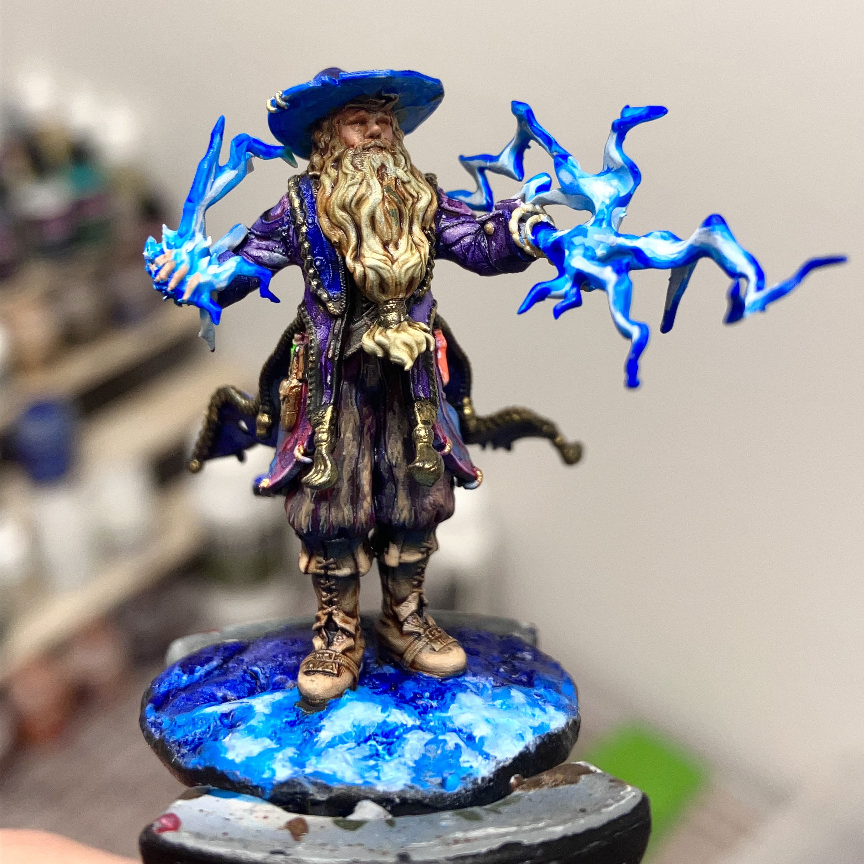 3D Printable Jaxo Jaxson, Human Wizard | Pre-Supported by SolGood Creations