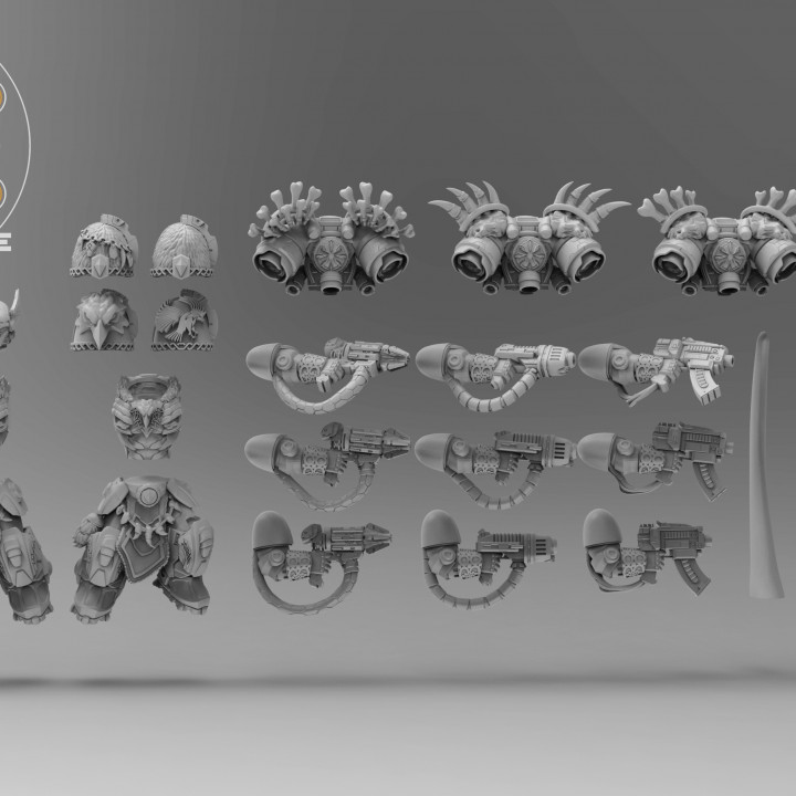 3D Printable Asgardian Storm Aegis by Atlan Forge