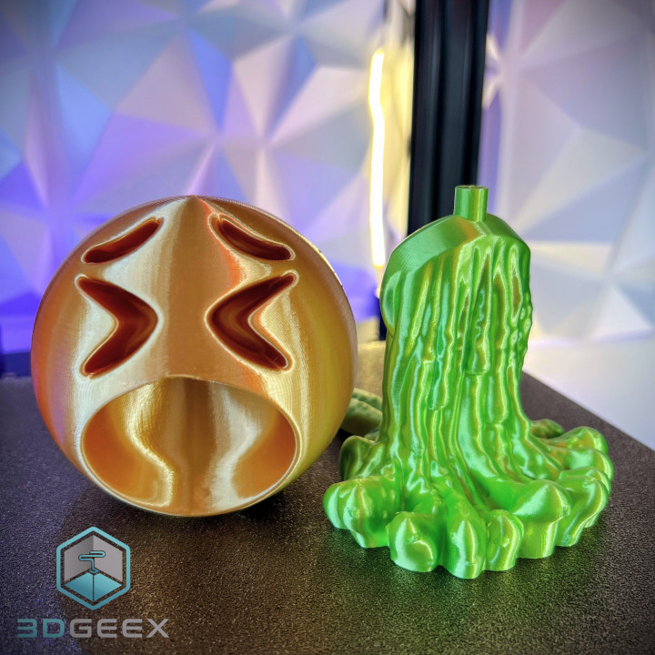 3D Printable Puke Emoji - Pencil Holder by 3DGeex