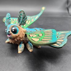 3D Printable Flexi Luna Moth by ArtFlex