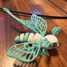 3D Printable Flexi Luna Moth by ArtFlex