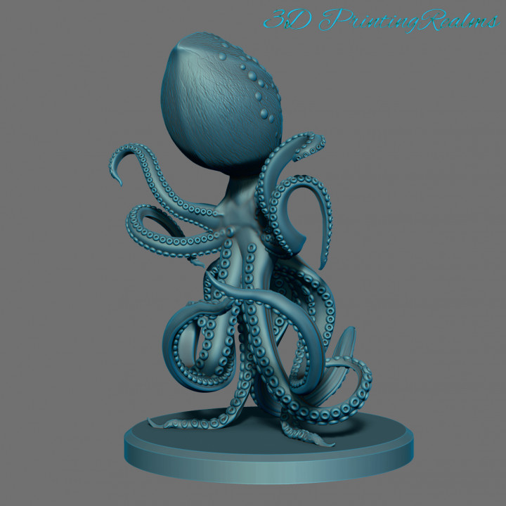 3D Printable Lucky Octopus by 3DprintingRealms