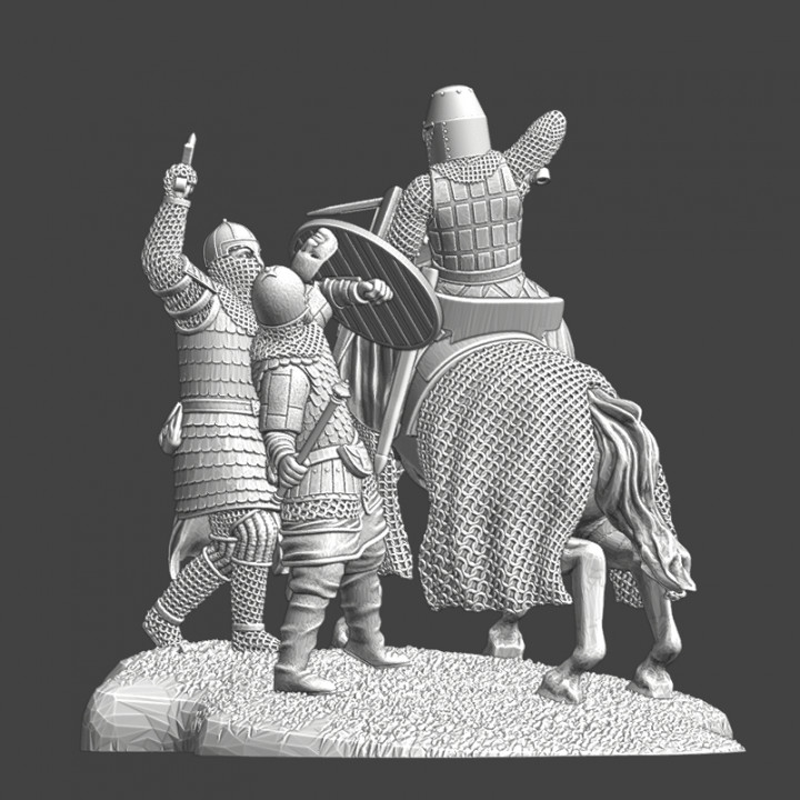 3D Printable Battle of Saule 1236 - Final battle of the Swerd Brethern ...