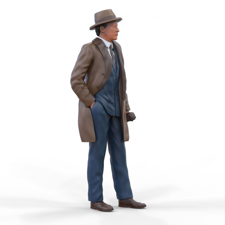 3D Printable N2 Man standing official style or construction worker by ...