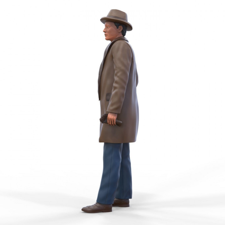 3D Printable N2 Man standing official style or construction worker by ...