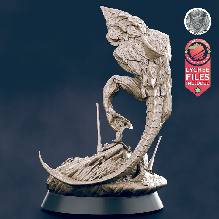 3D Printable Demon Shark Sea Monster by TheSurrealFactory