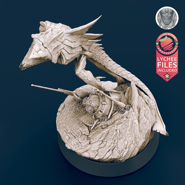 3D Printable Demon Shark Sea Monster by TheSurrealFactory