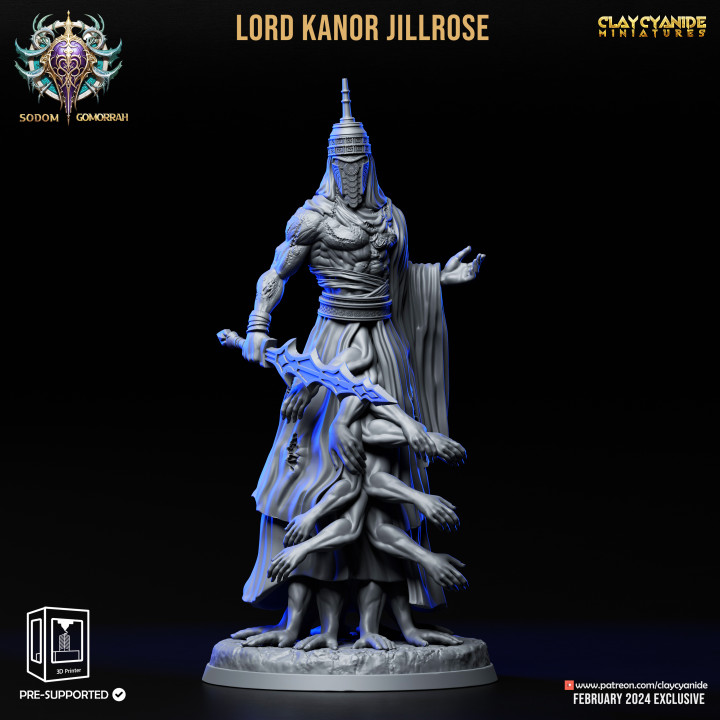 3D Printable Lord Kanor Jillrose by Clay Cyanide Miniatures