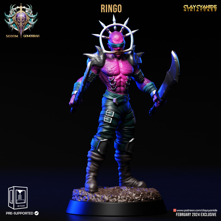 3D Printable Ringo by Clay Cyanide Miniatures