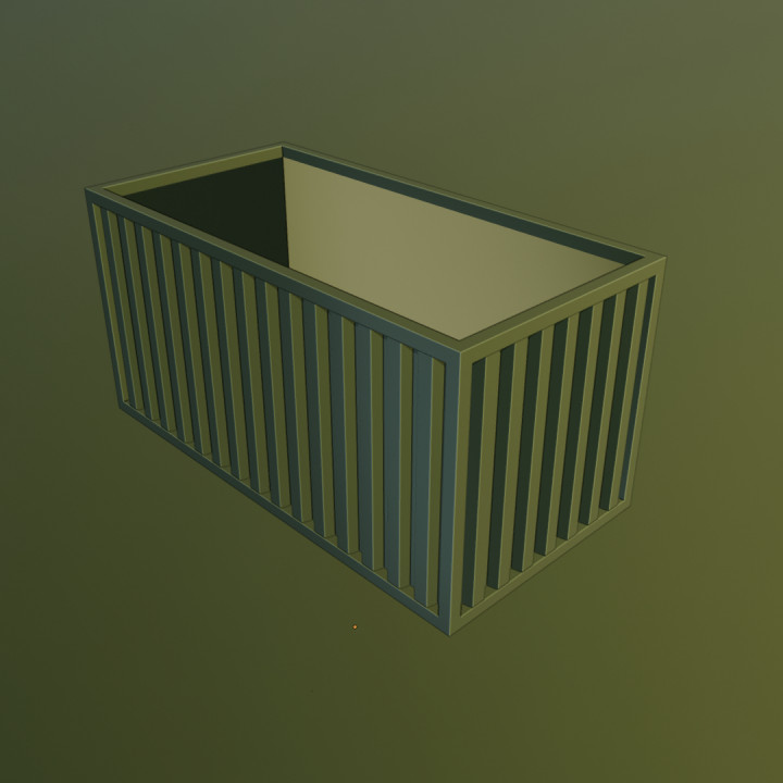 3D Printable container box by ADJEE