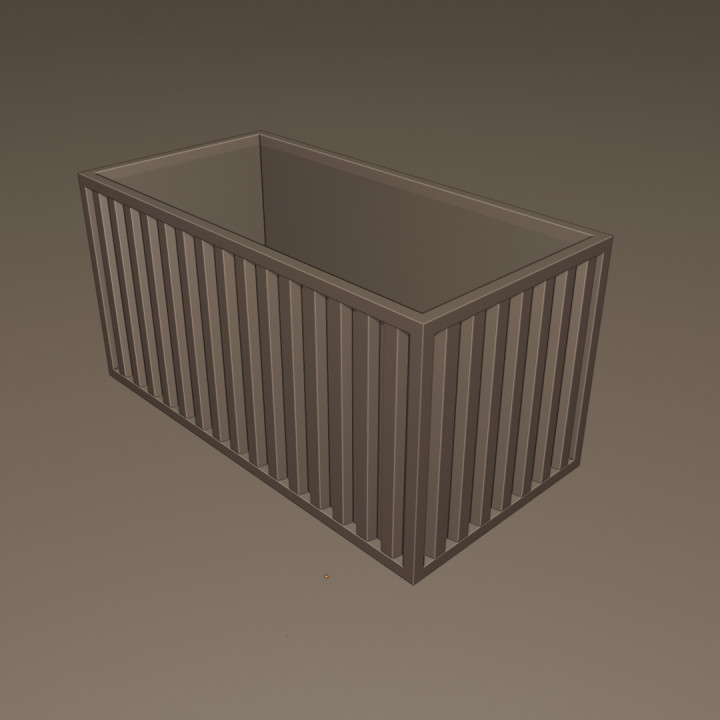 3D Printable container box by ADJEE