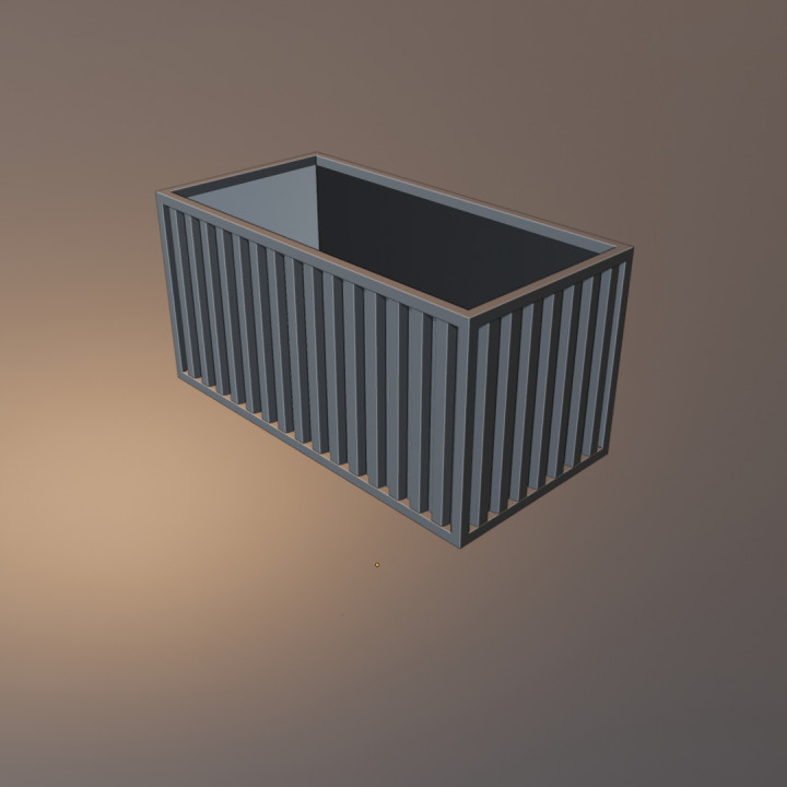 3D Printable container box by ADJEE