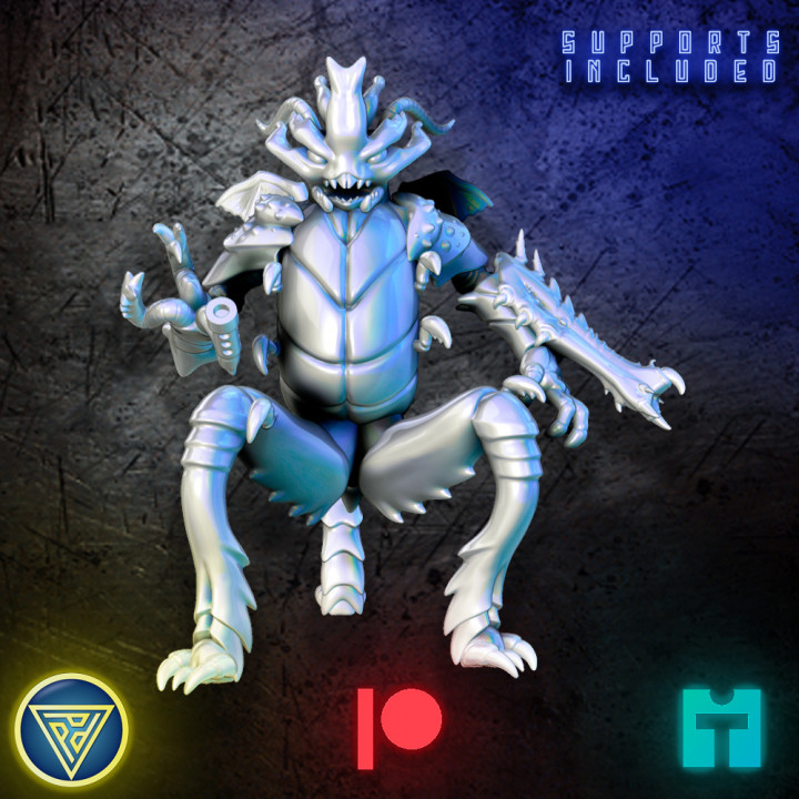 3D Printable Swarm Bulbous Set by Print Paint Play