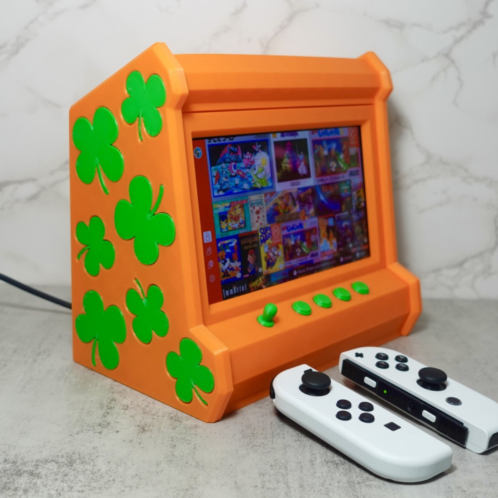 3D Printable Retro Arcade Stand Compatible with Switch Original/OLED ...