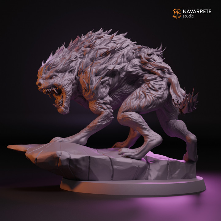 3D Printable Warg King by Navarrete Studio