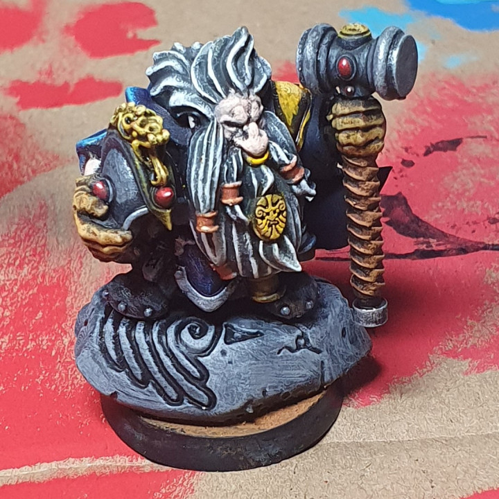 3D Print of Dwarven Clan Lord by heinerdomrse