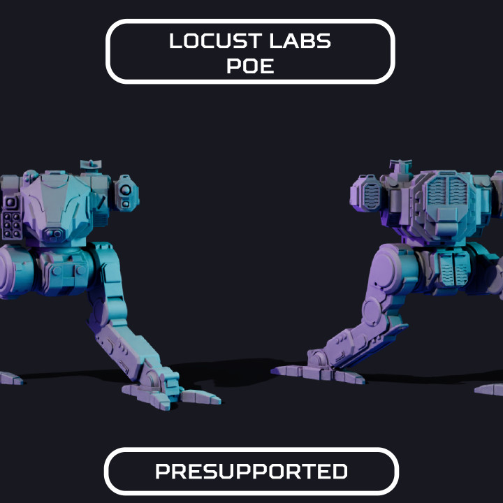 3D Printable 6mm Poe by Locust_Labs