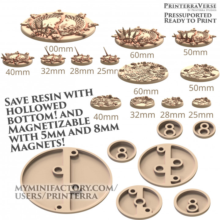 3D Printable 028 BASE Spiderweb Arakh and Chaos Compass by Printerra ...