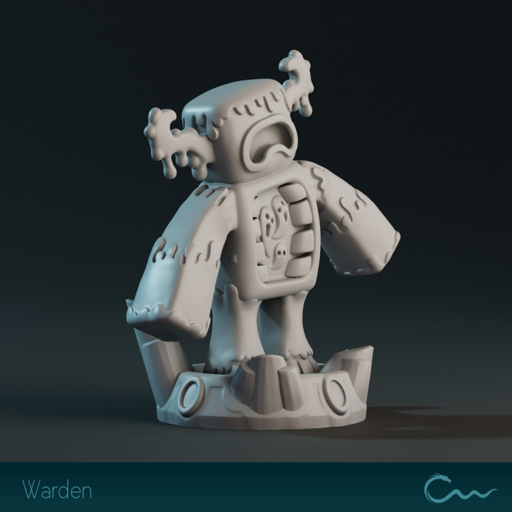 3D Printable Warden by The Cape Wyrm